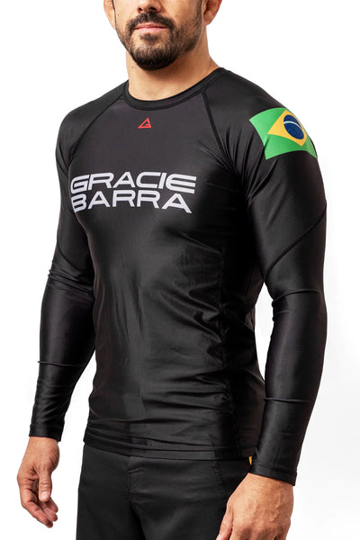 GB Lutador L/S Rashguard - Black – GB Wear UK