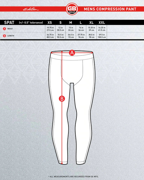 GB Edition Mens Compression Pants - Black – GB Wear UK
