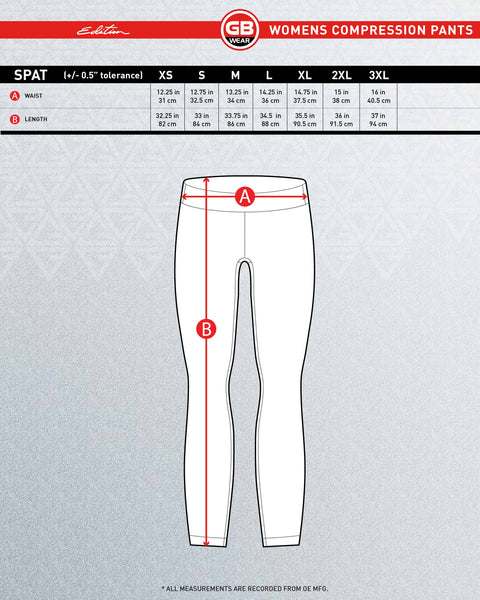 Women's Compression Pants V2 - Black – GB Wear UK